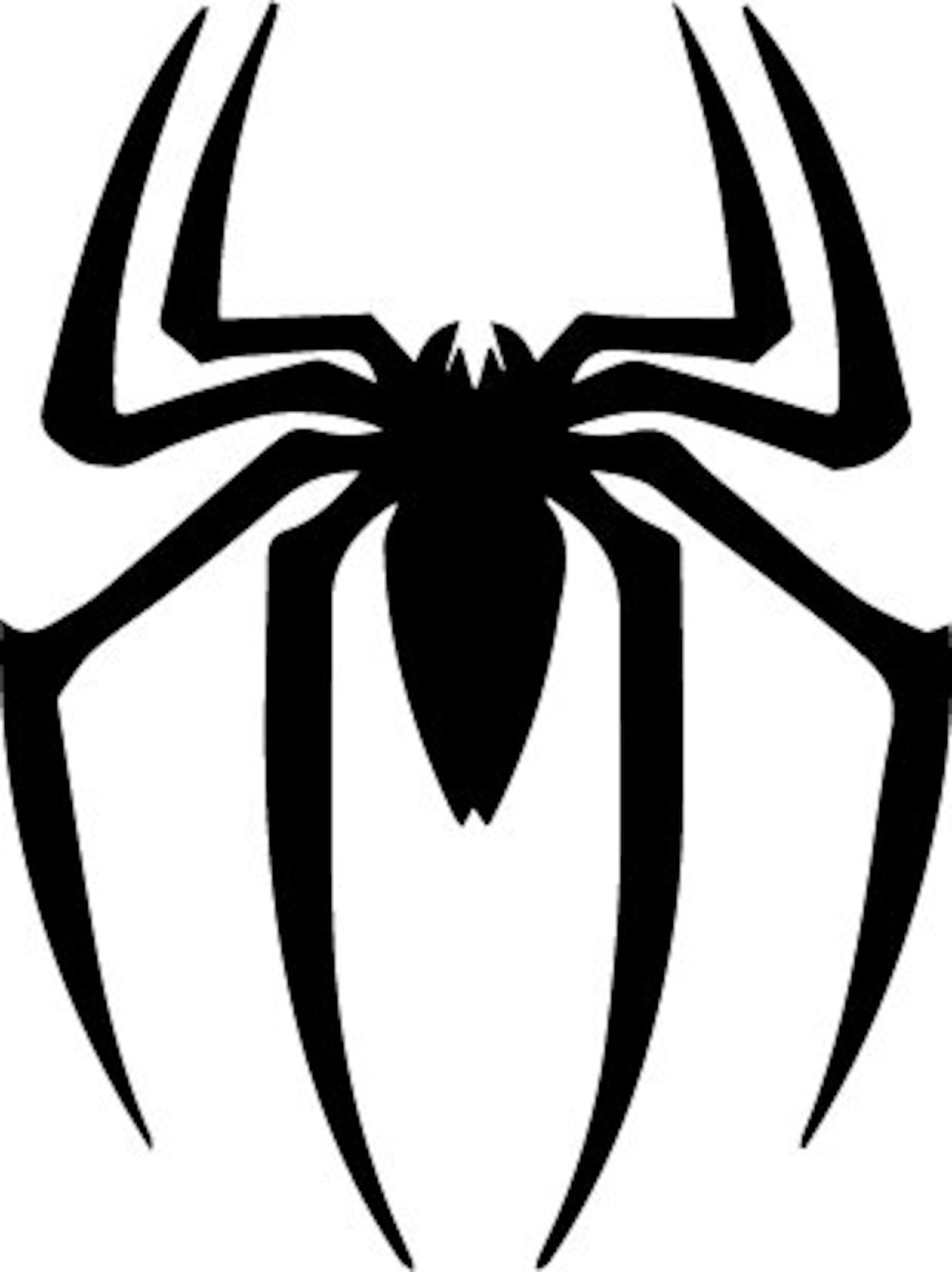 Spider Logo Clipart Clipart für Spinne Spiderman Logo - Etsy Schweiz