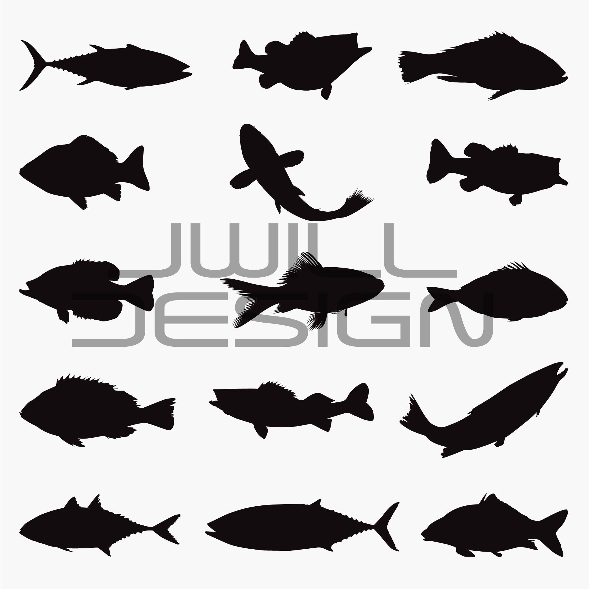 Fish Silhouette Clipart