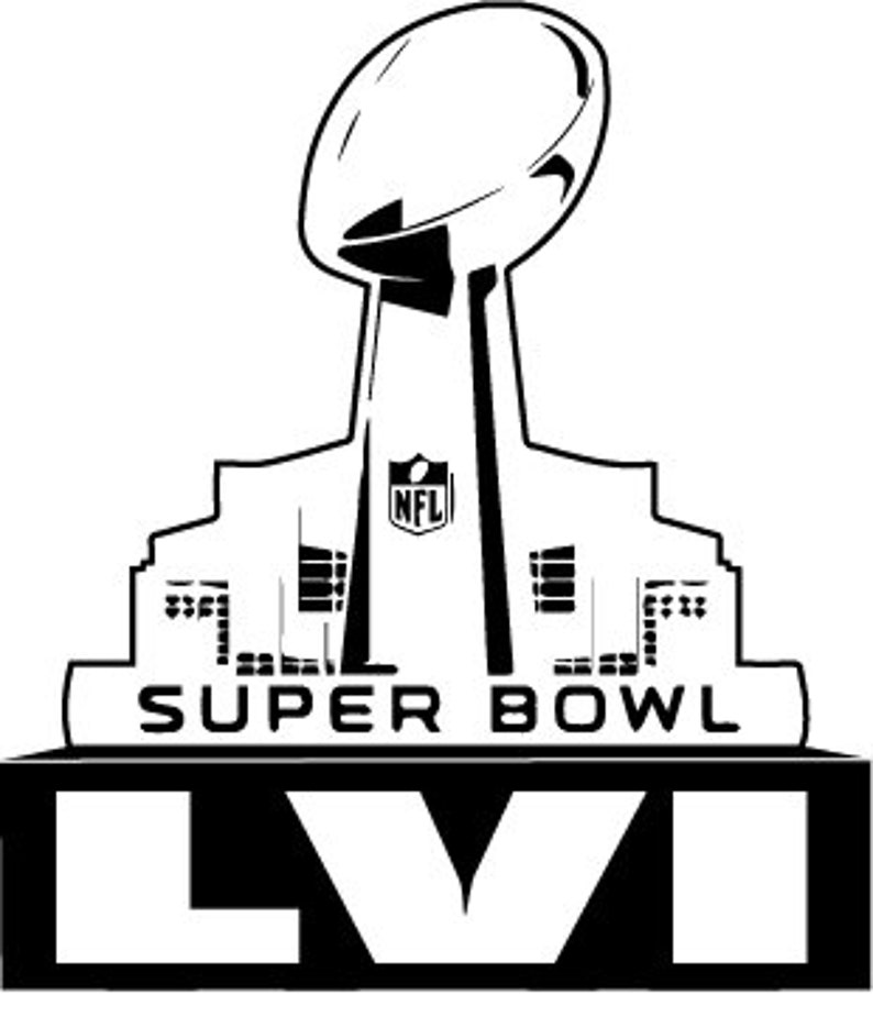 Super Bowl LVI, Super Bowl Clipart, Super Bowl SVG, Football Clipart ...