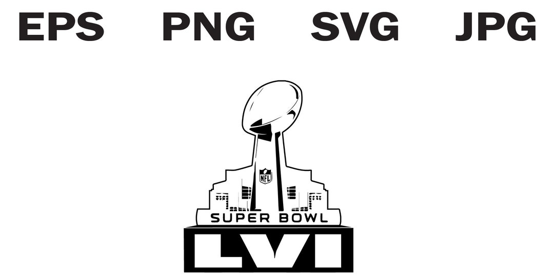 Super Bowl LVI, Super Bowl Clipart, Super Bowl SVG, Football Clipart ...