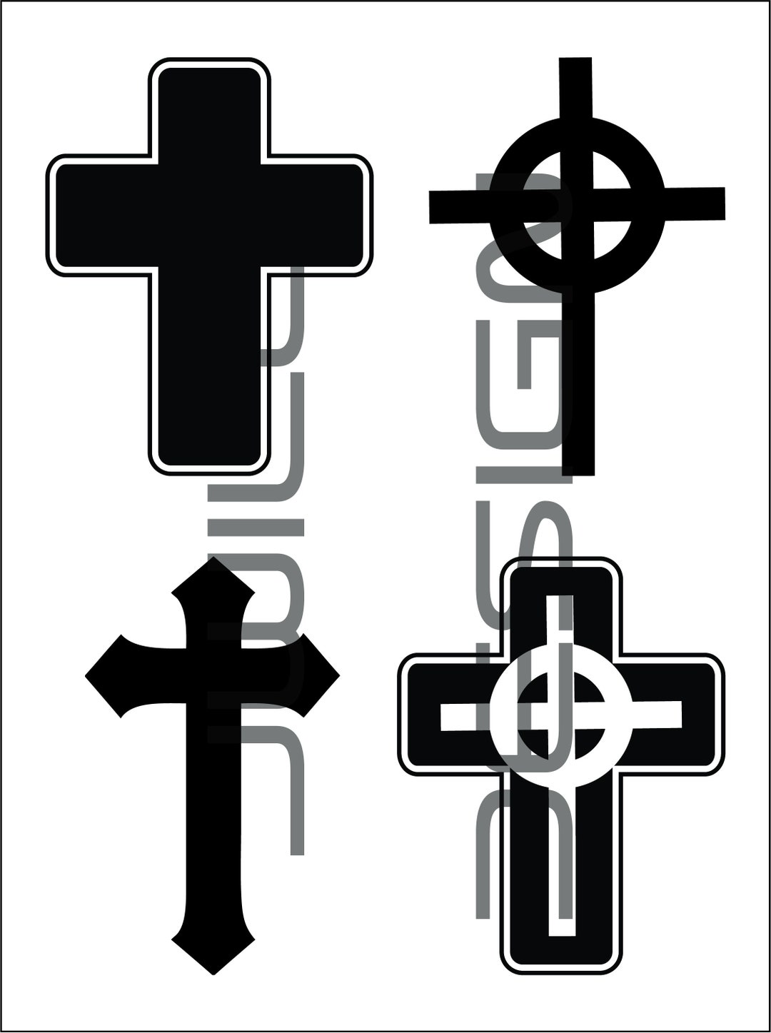 Croix SVG, croix Clipart, fichiers Svg chrétien, croix chrétienne coupe ...