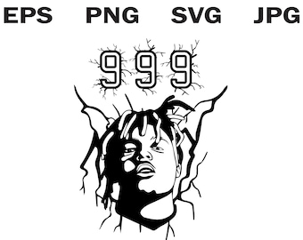 Juice wrld 999 svg | Etsy Polska