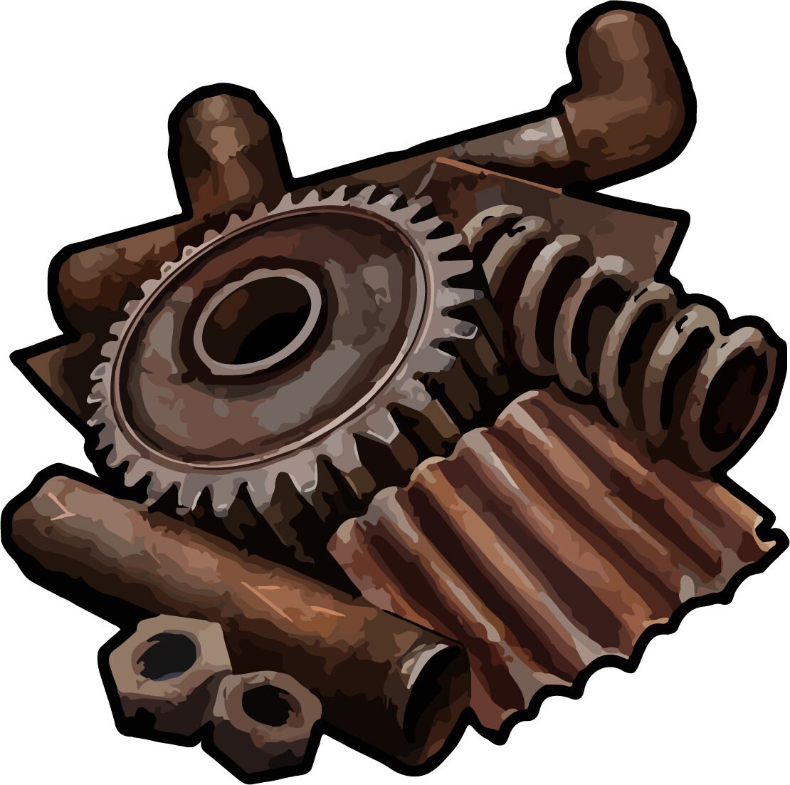 Rust Scraps SVG, Rust Lovers, SVG Print, SVG Rust, Rusty Svg, Rust ...