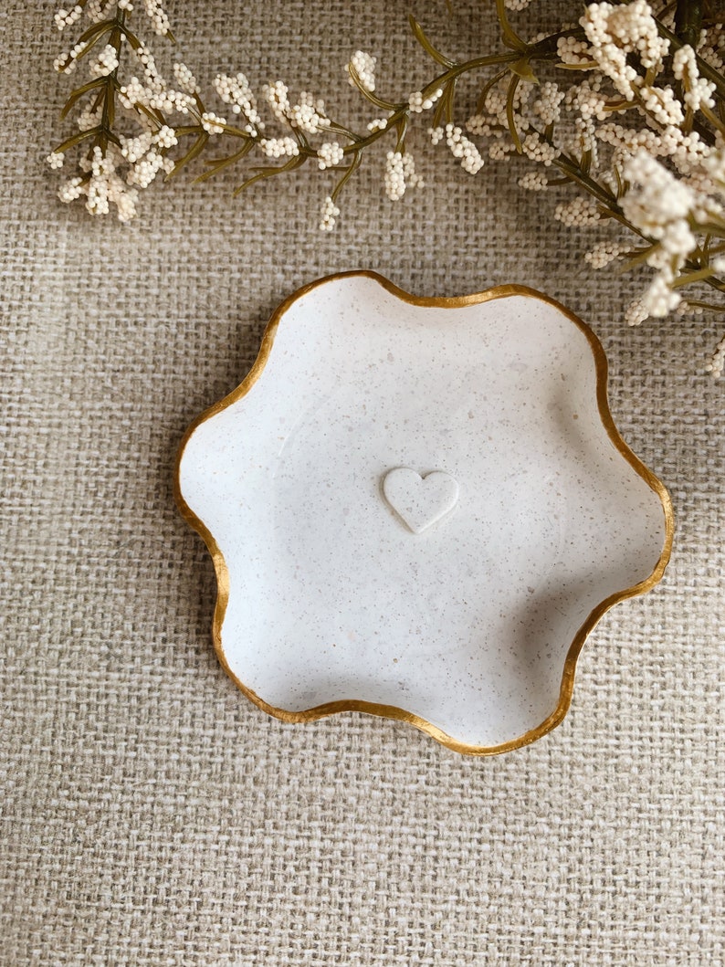 Minimalist Jewelry Dish Handmade Polymer Clay Trinket Tray - Etsy