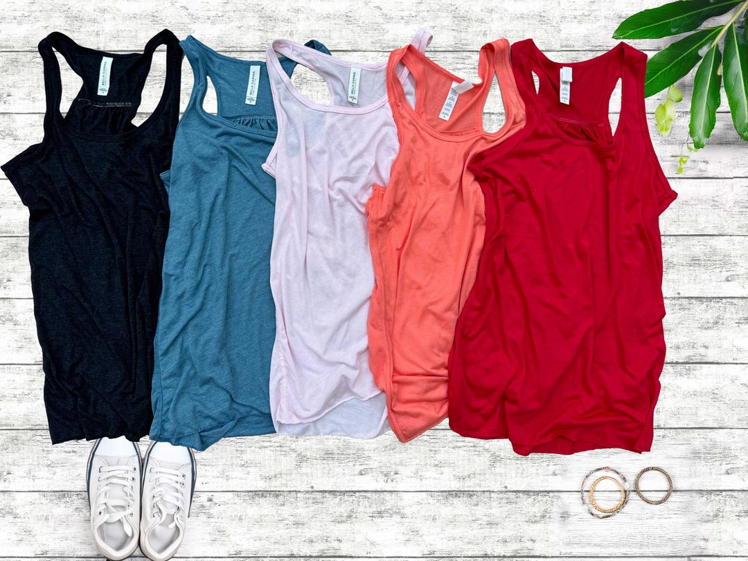 Bella Canvas Flowy Blank Tank Tops, Bachelorette Party, Girls Trips ...
