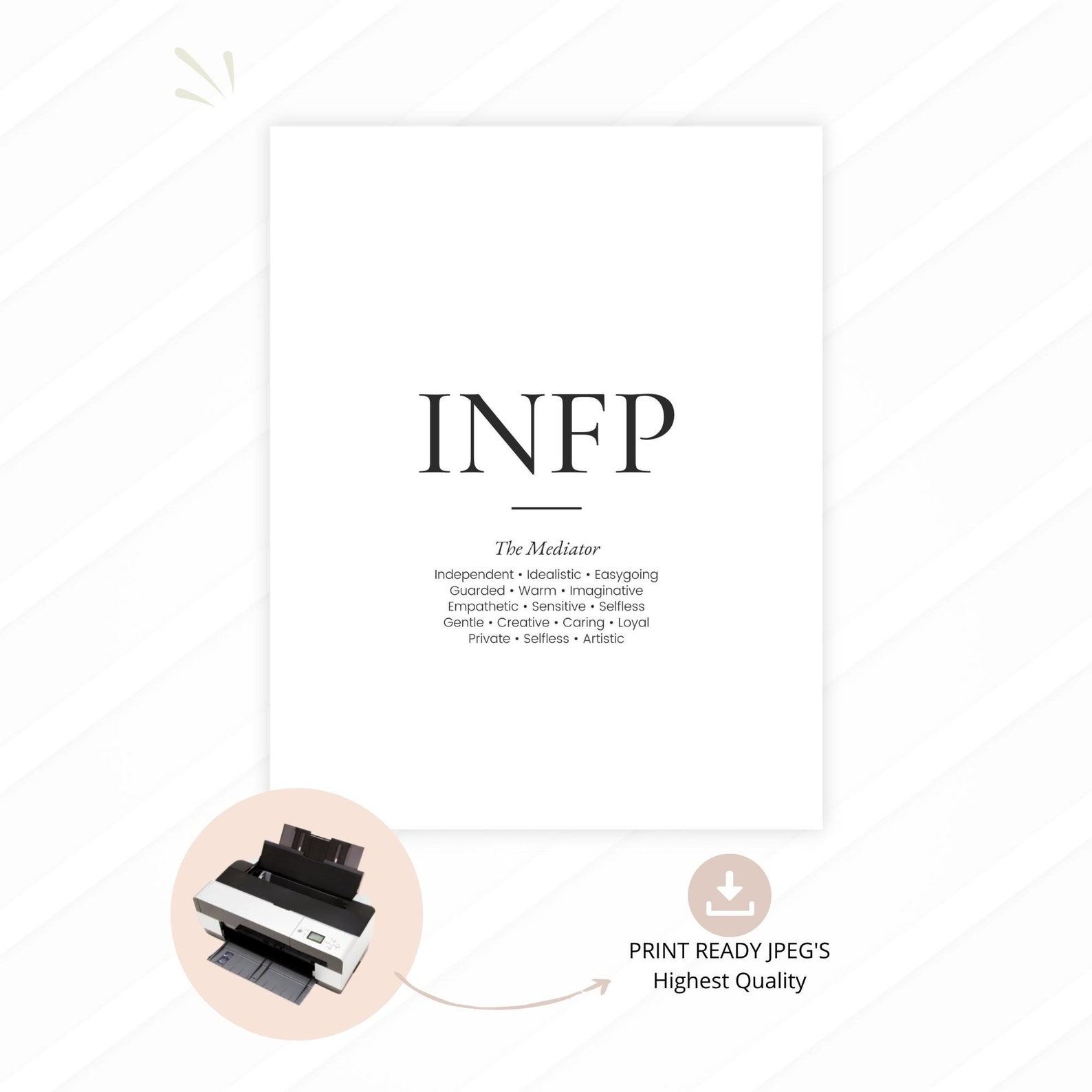 INFP MBTI INFP Poster - Etsy