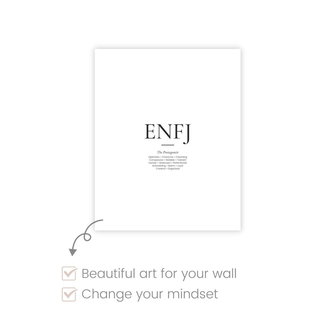 ENFJ, MBTI ENFJ Quotes - Etsy