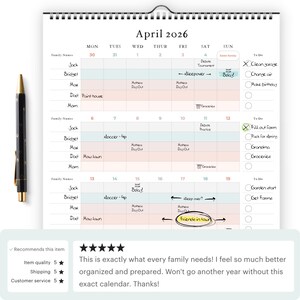 Academic Wall Calendar 2025-2026 – Large Student Planner July 2025 to ...