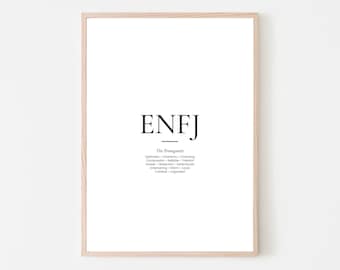 ENFJ Quotes From Famous Enfjs MBTI Art Poster - Etsy
