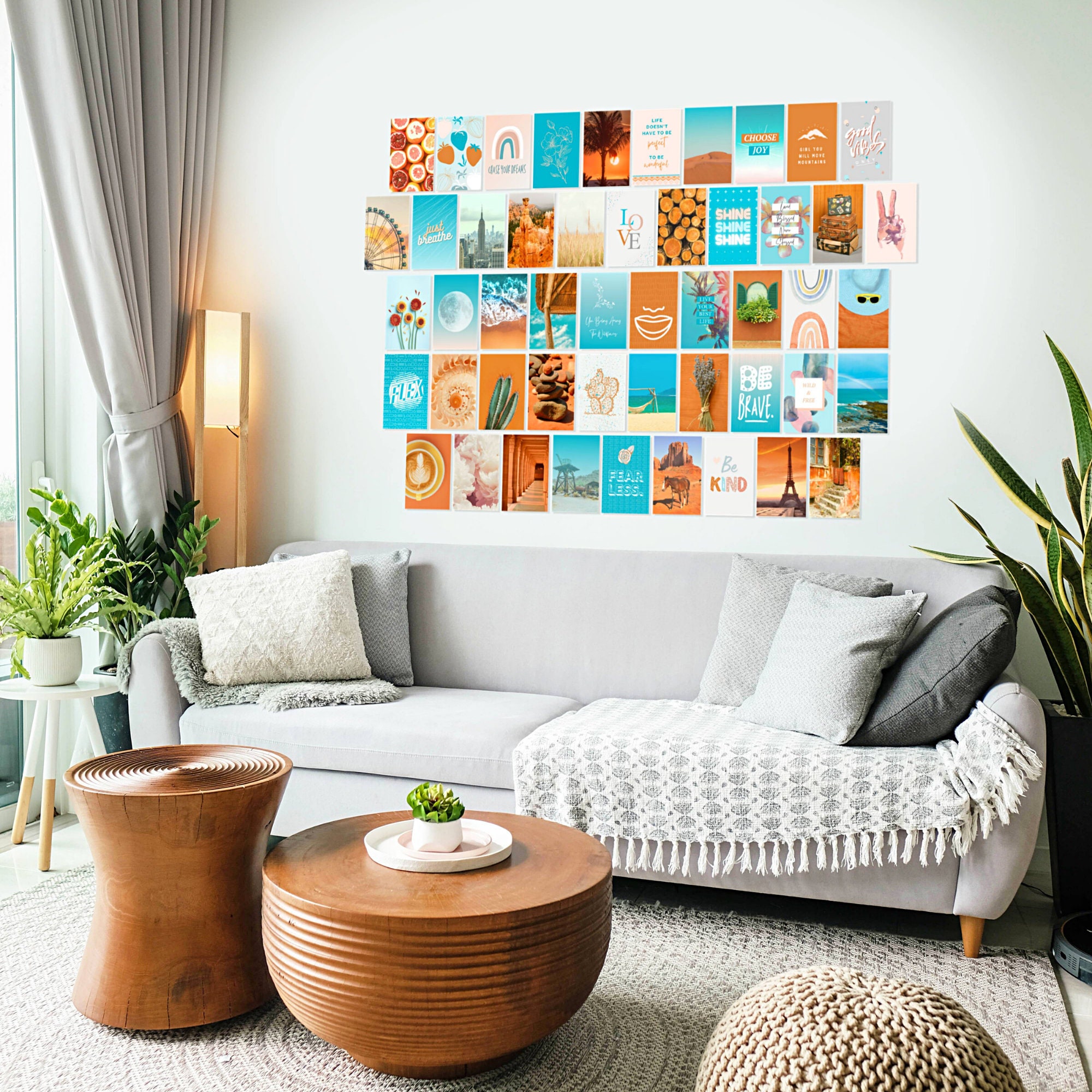 Boho Collage Kit 50 Pc Wall Collage Kit Digital Download - Etsy Canada