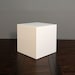 12", 14" or 16" White Display Posing Cube Pedestal Stand Riser Column ...