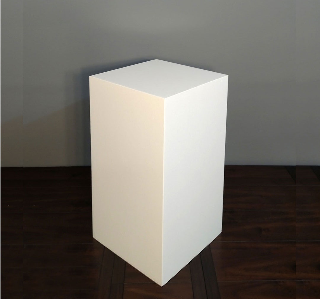 25" X 16" X 16" White Display Pedestal Stand Riser Column Pillar - Etsy