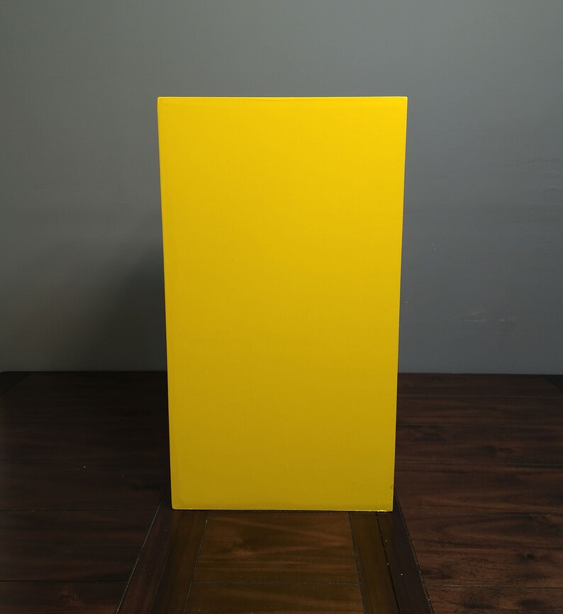 Yellow Display Pedestal Stand Riser Column Pillar - Etsy