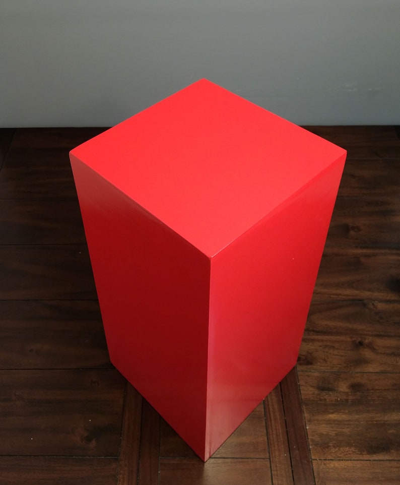 Red color Flirt Alert Display Pedestal Stand Riser Column - Etsy