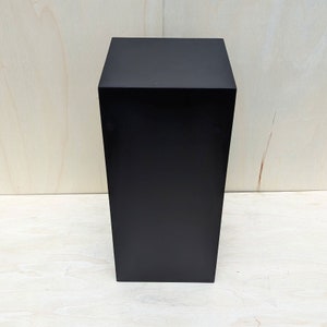 36" X 12" X 12" Black Display Pedestal Stand Riser Column Pillar Plinth ...