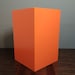 Orange Display Pedestal Stand Riser Column Pillar - Showrooms Display ...