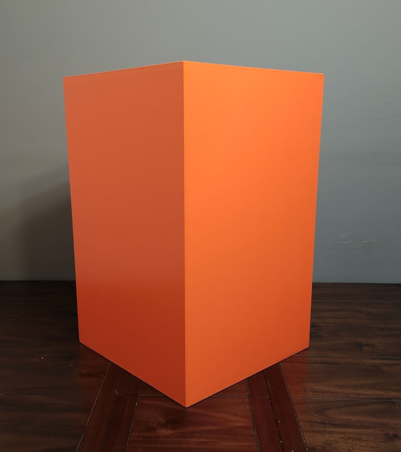 Orange Display Pedestal Stand Riser Column Pillar - Etsy