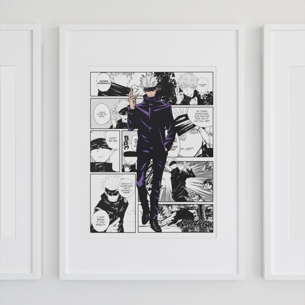 Gojo Satoru Poster - Etsy