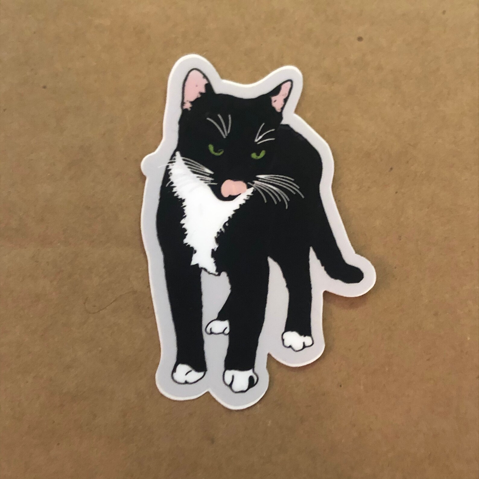 Tuxedo Cat stickers | Etsy