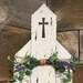 Wooden Mantle Decor for Spring, Table Decor Christmas, Christian Home ...