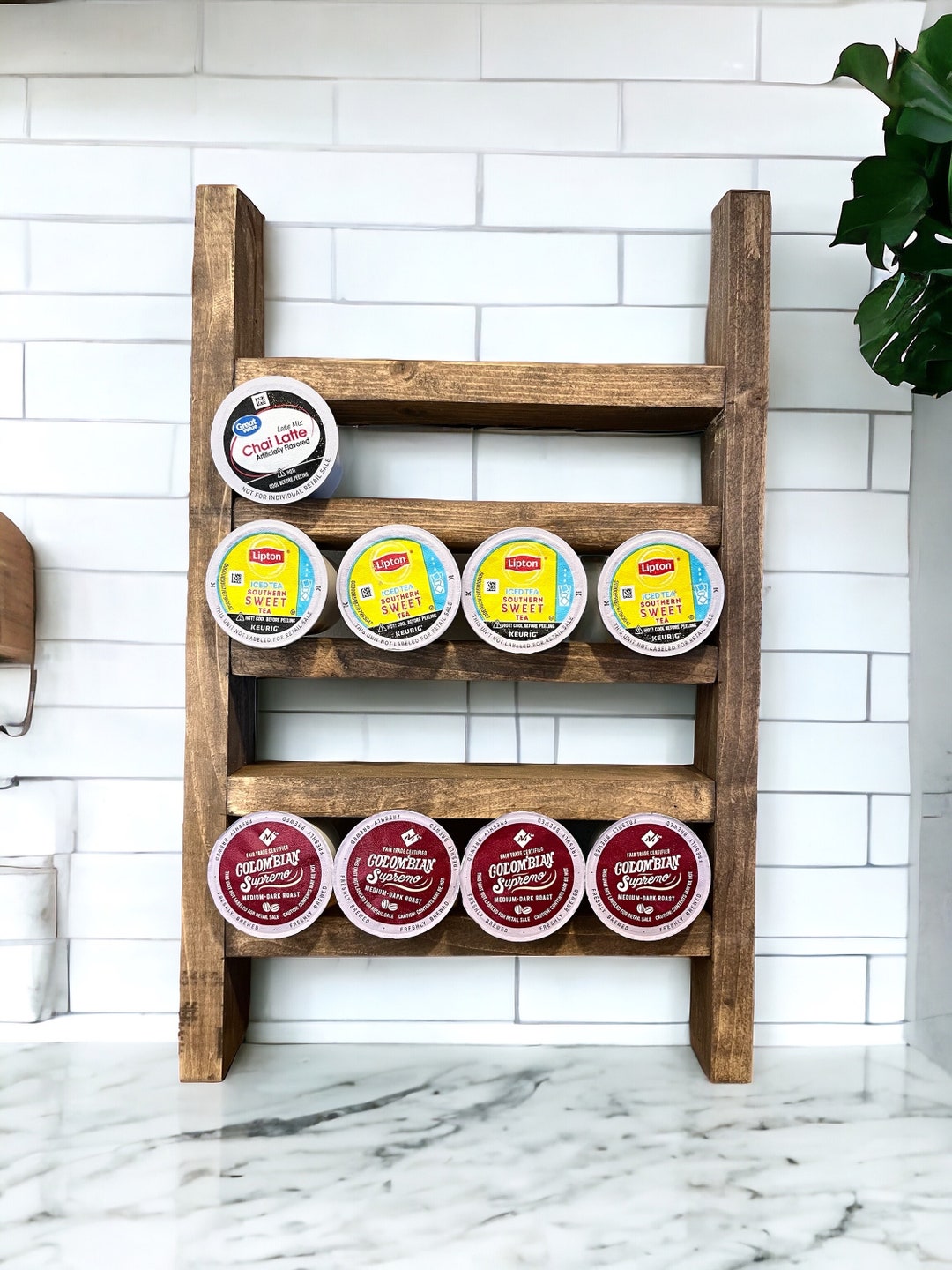 K Cup Ladder, K Cup Holder, Coffee Pod Holder, Customized Gift for ...