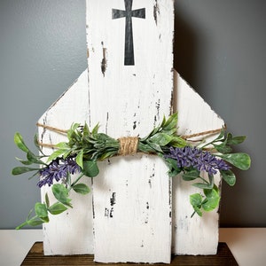 Wooden Mantle Decor for Spring, Table Decor Christmas, Christian Home ...