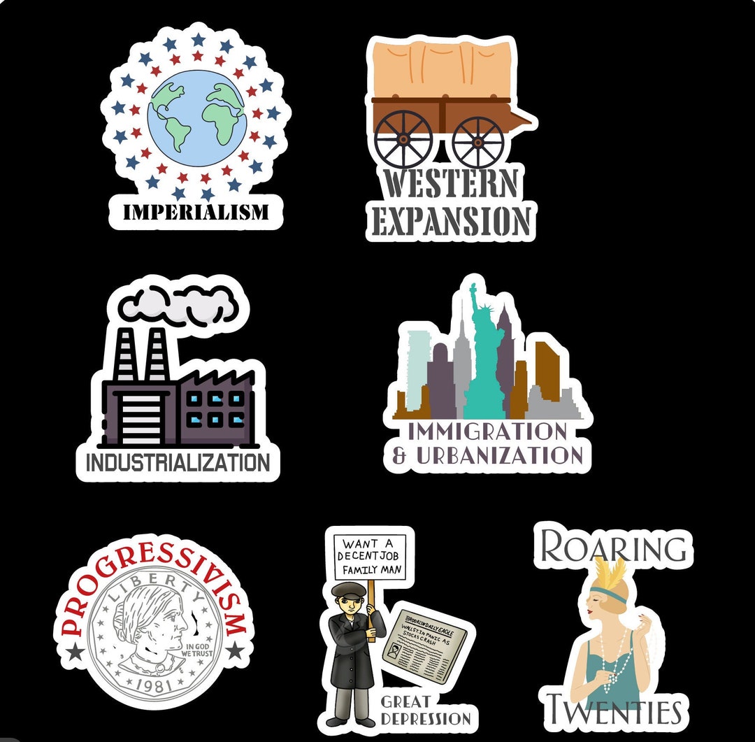 American History Stickers, History Stickers for Teacher, Laptop ...