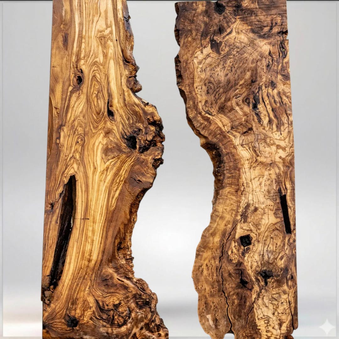 Live Edge Olive Wood Slab Set for Epoxy River Table Kiln Dried Blank - Etsy