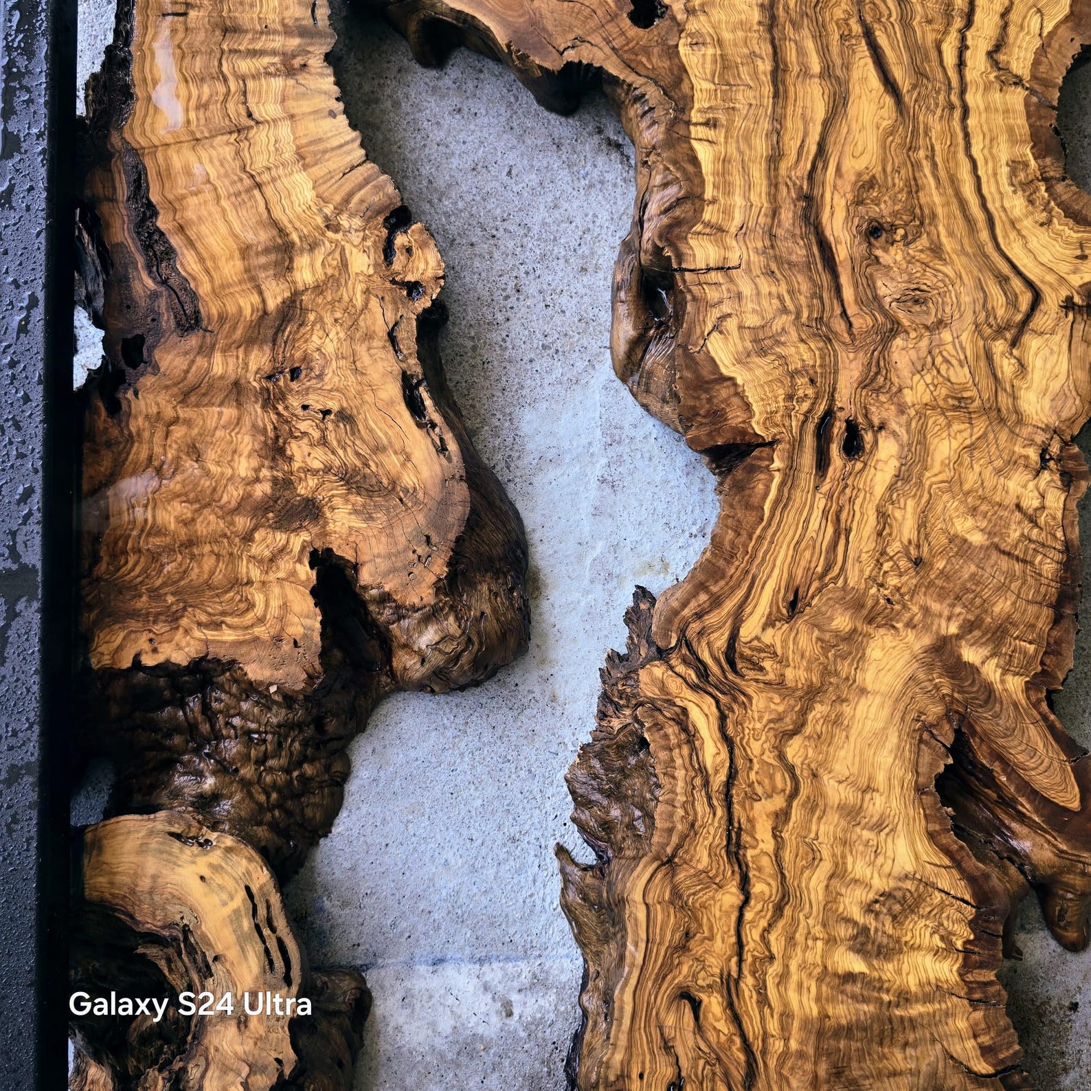 Large Turkish Olive Wood Slab: Epoxy Resin Table, Wall Art (120"x48 ...