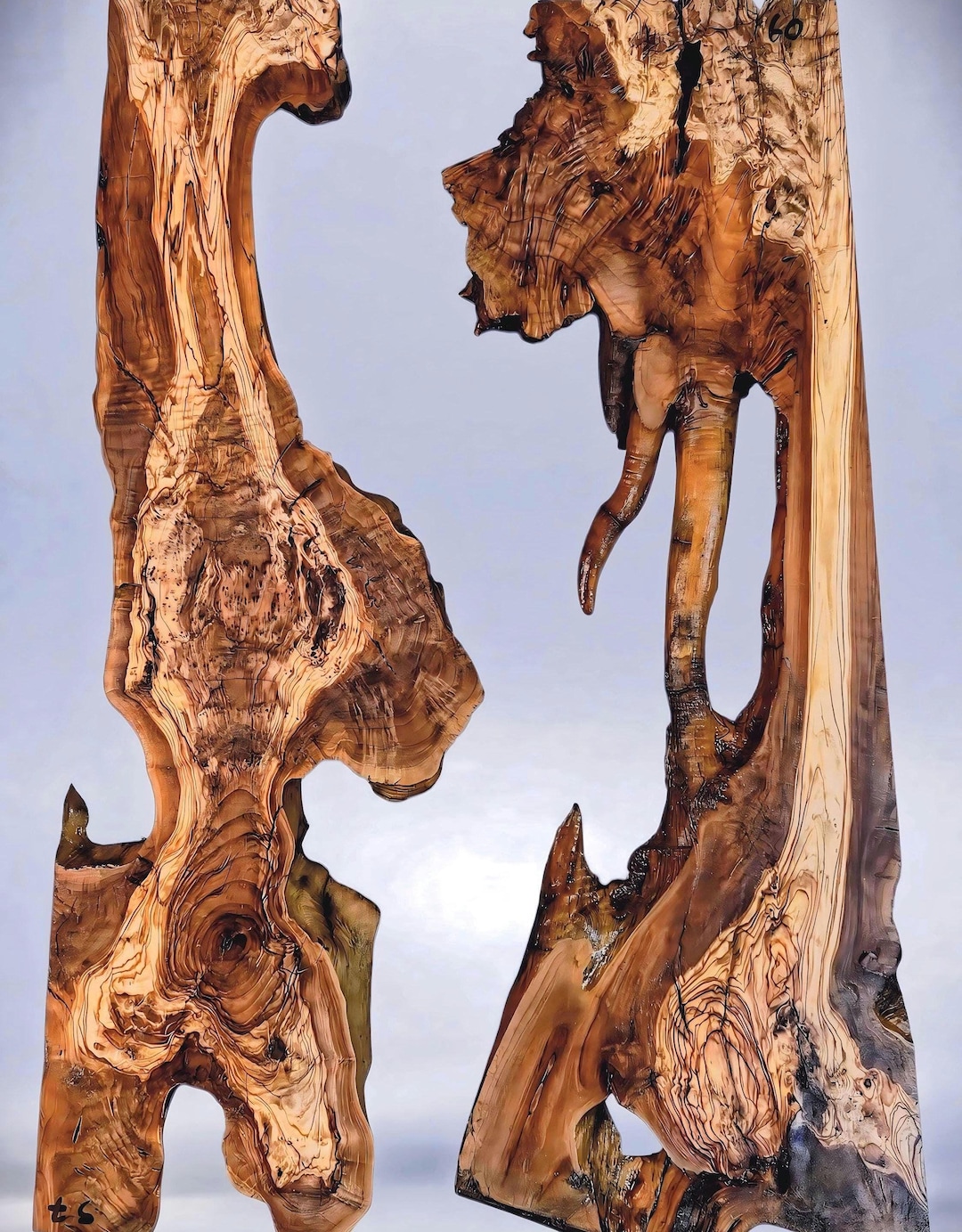 Turkish Olive Wood Slab Set | Medium | Ready for Resin Epoxy | Live ...