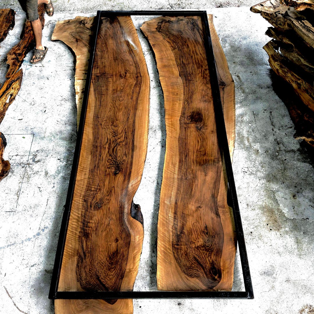 Turkish Black Walnut Wood for Epoxy Resin Art 120”x48”table - Etsy