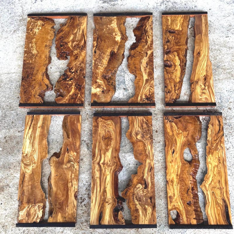 Exotic Wood Slabs Live Edge - Etsy