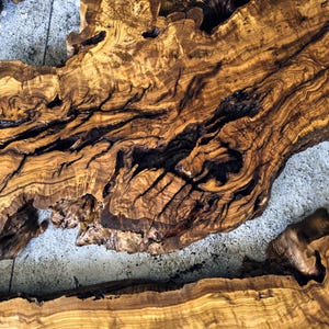 120x48 Turkish Olive Wood for Epoxy Resin Table Moss Wall Art Work CODE ...