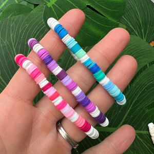 Clay Bead Bracelet Stack - Etsy