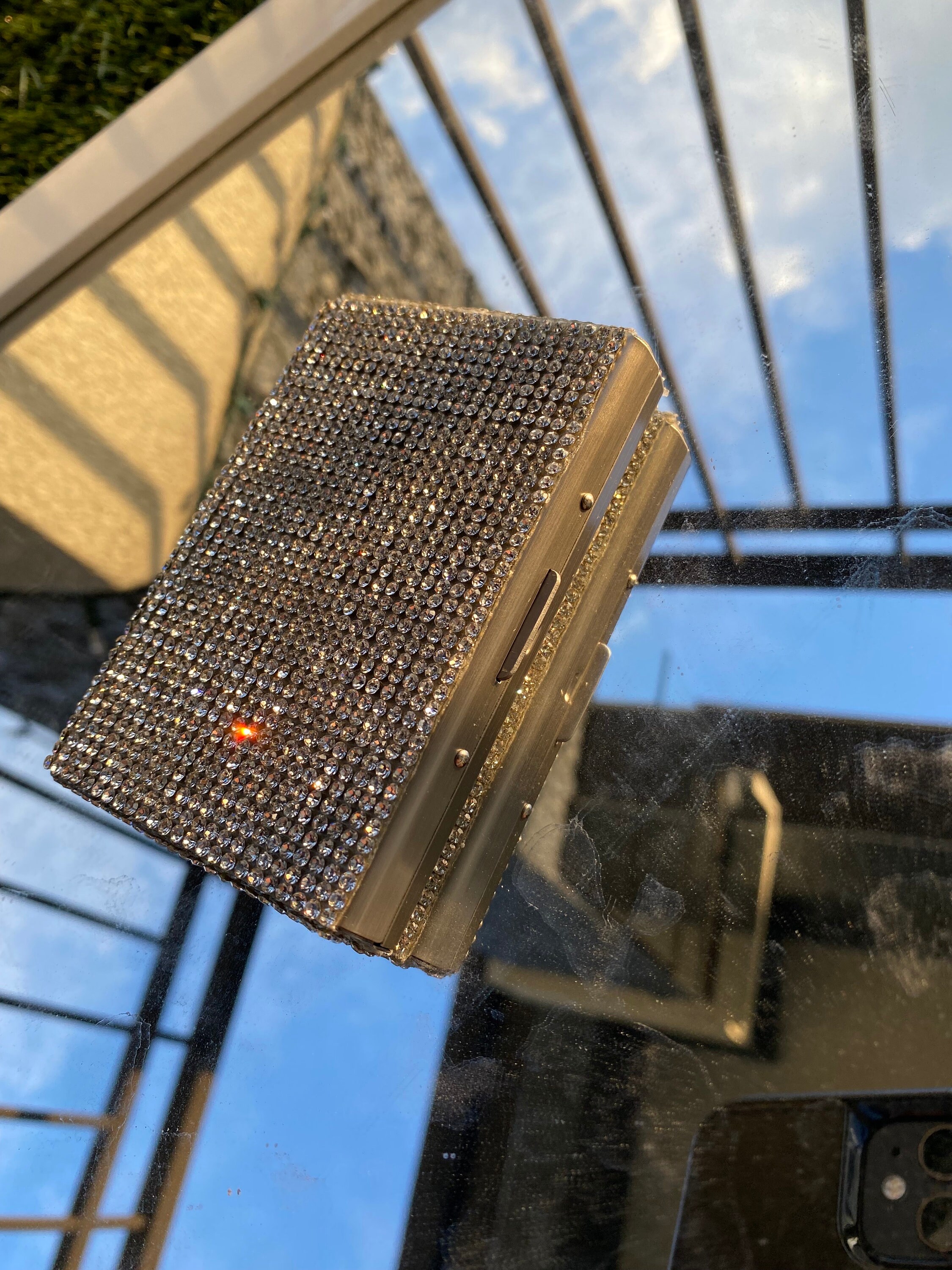 Bling Bling Card Wallet, Rhinestone Wallet, Accessories, Silver Crystal ...