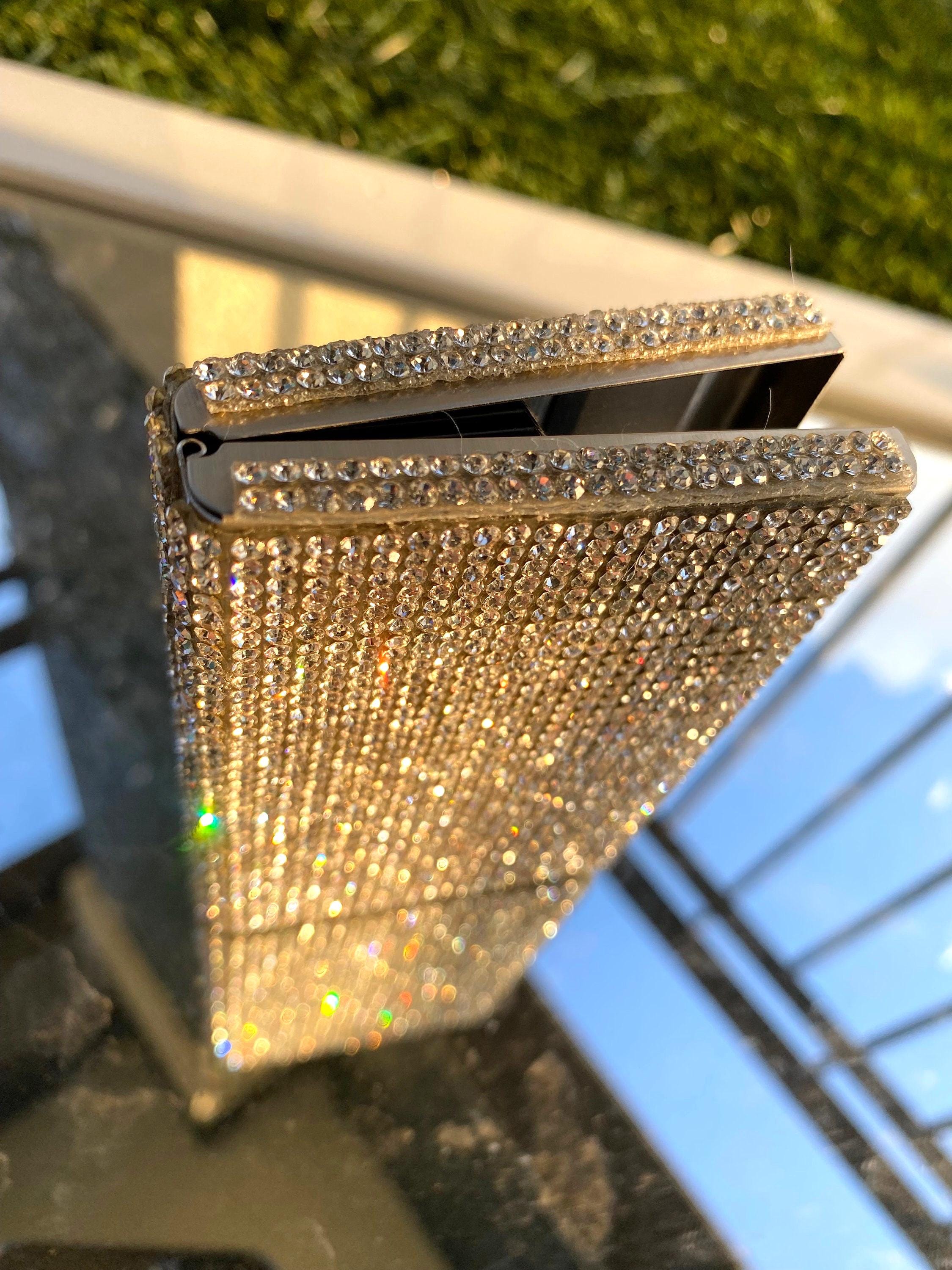 Bling Bling Card Wallet, Rhinestone Wallet, Accessories, Silver Crystal ...