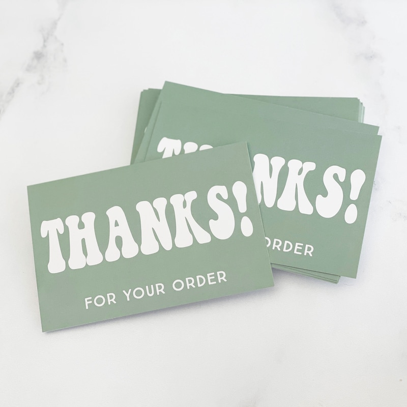 Package Insert - Etsy