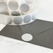 Matte Silver Foil Seal|1 Inch Round Silver Seal|foil Sticker|round ...