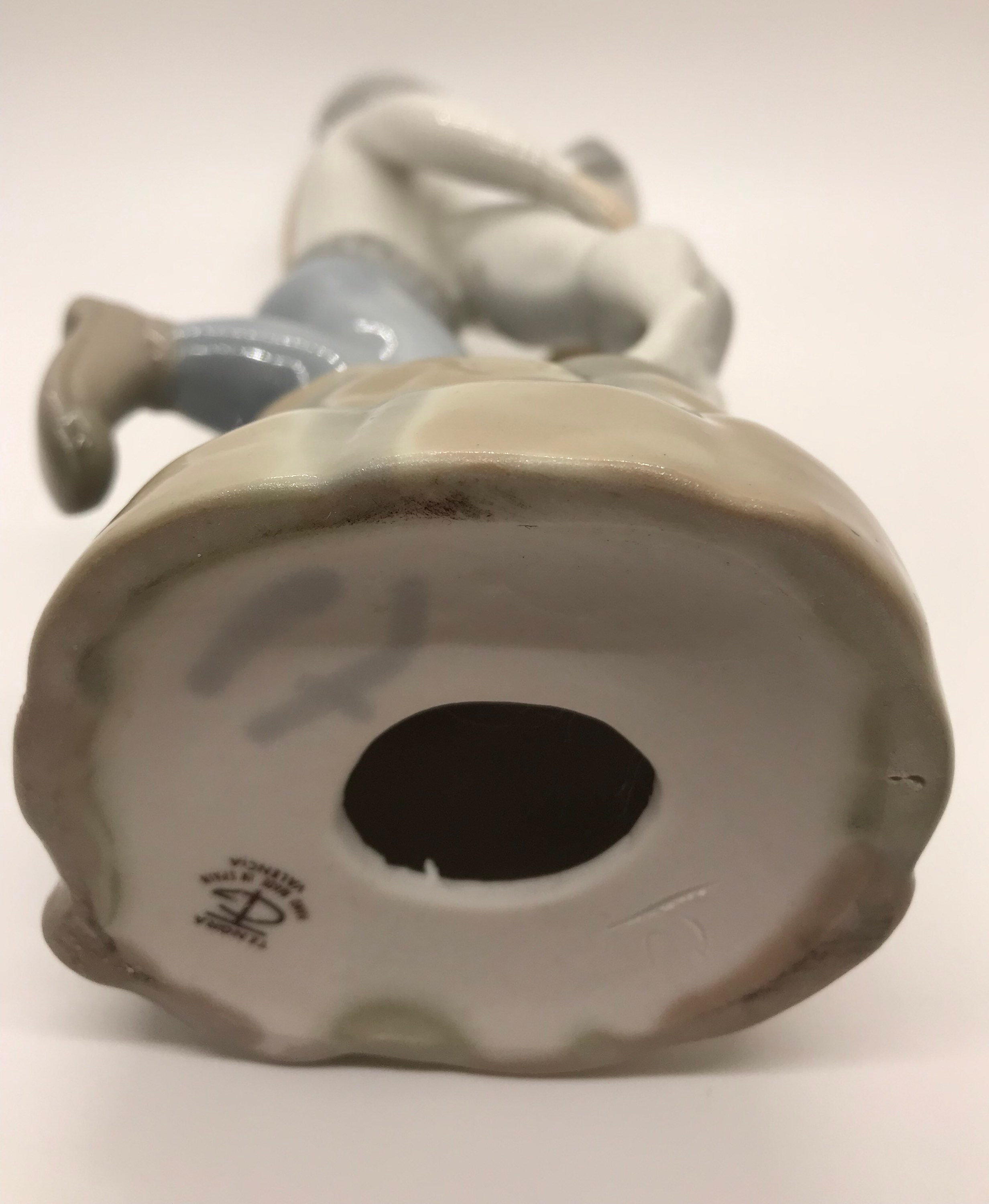Vintage Tengra Porcelain Figurine 'boy With Dog' 1970's- Made in ...