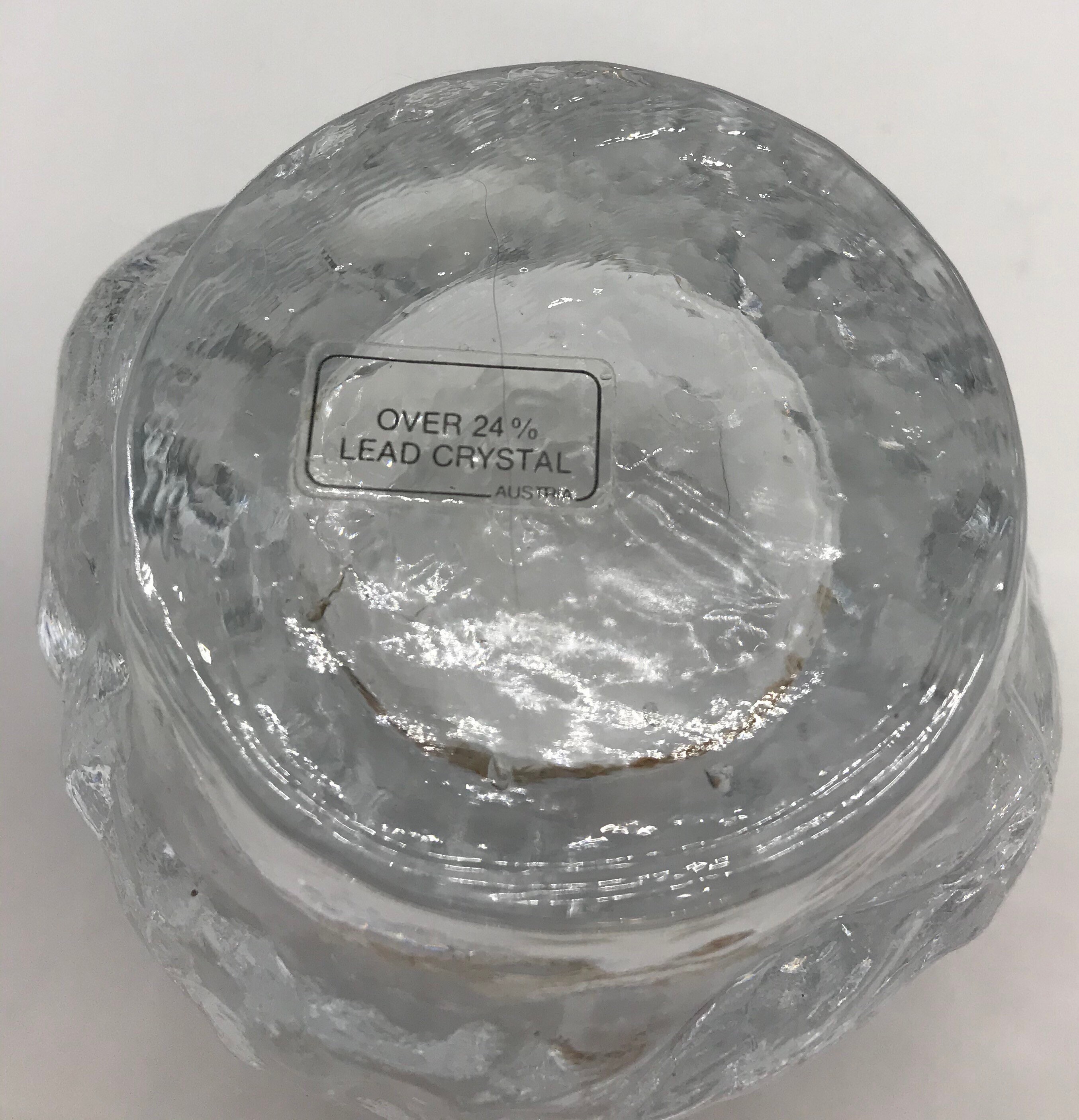 Vintage Austrian Crystal Snowball Ice Glass Votive Holder - Etsy Canada