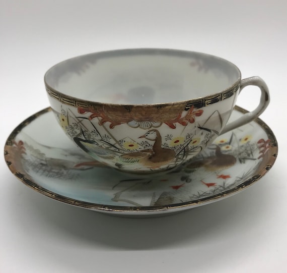 Collectible China Cups. Vintage China Tea Cup and Saucer Hand Painted ...