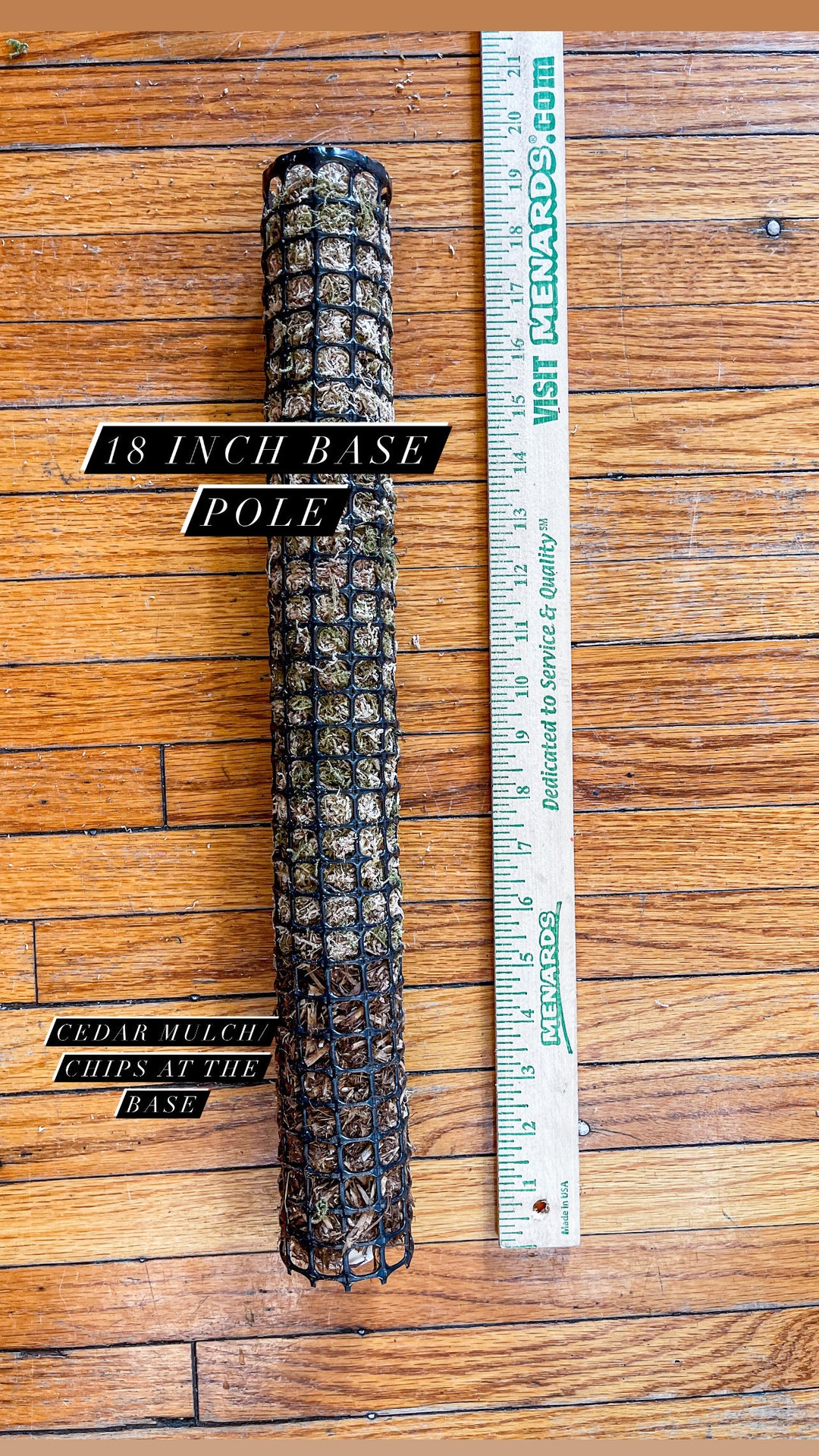 18” Base Pole (compatible With Stackable Moss Poles) - Etsy