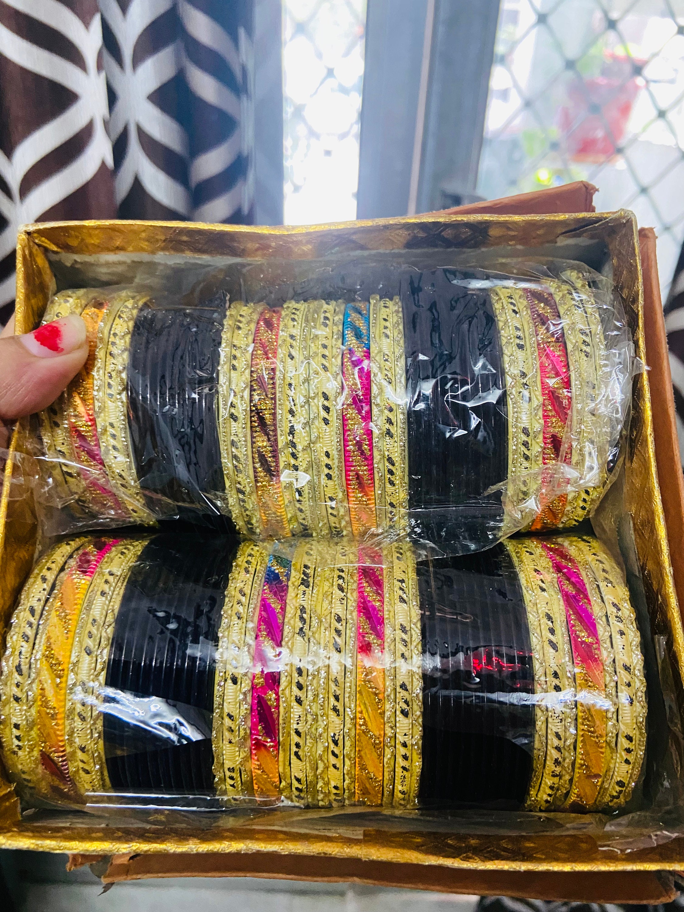 Metal Bangles Matching Bangles Indian Bangles Choodi Set | Etsy