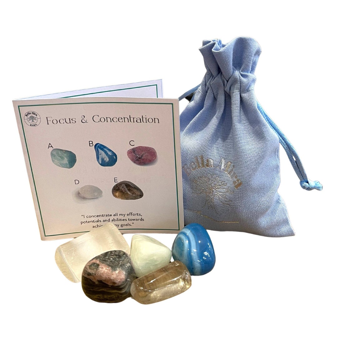 Focus and Concentration Crystal Pack - Crystals to Help You Focus on ...