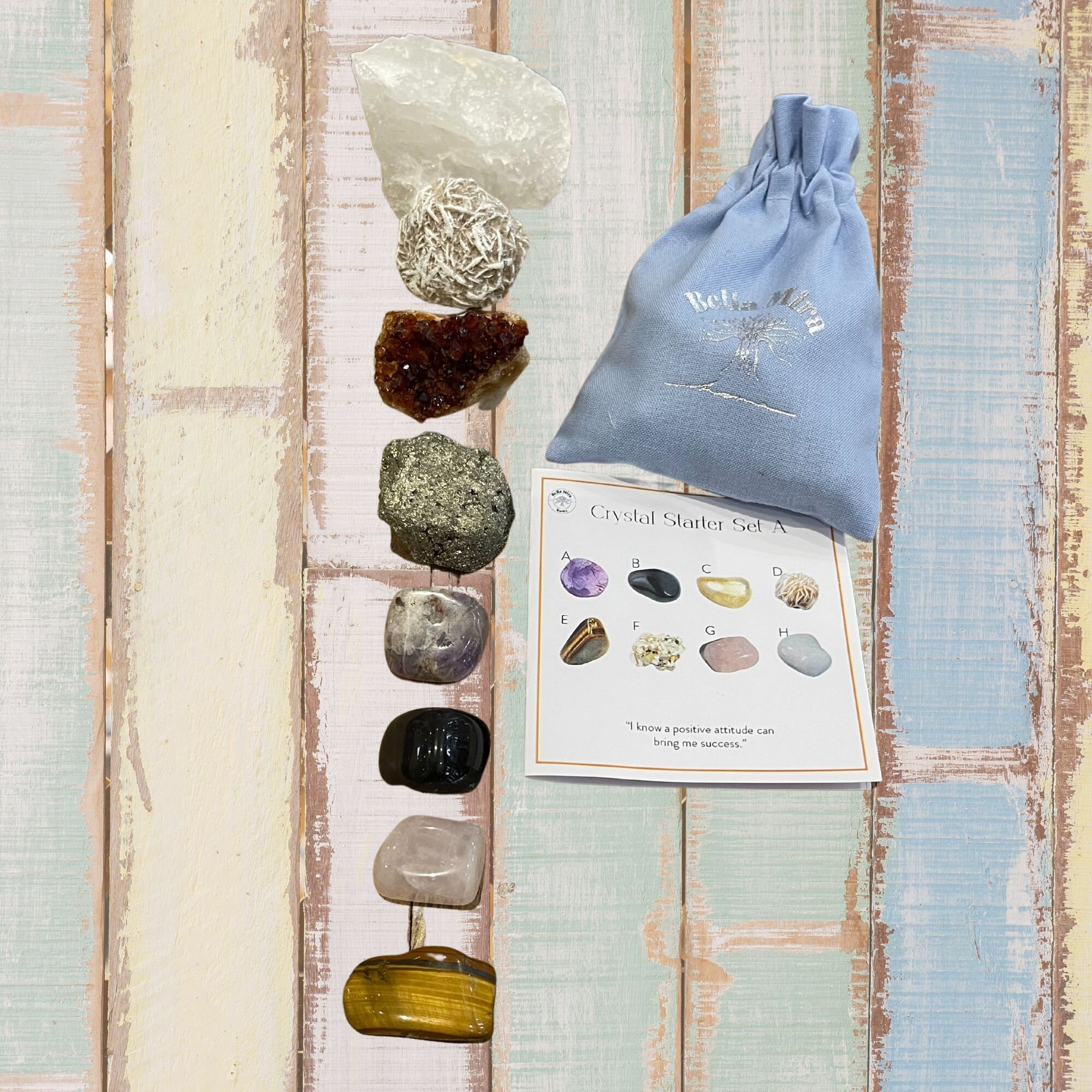 Crystal Starter Kit – Healing Crystals for Beginners, Meditation Set - Etsy