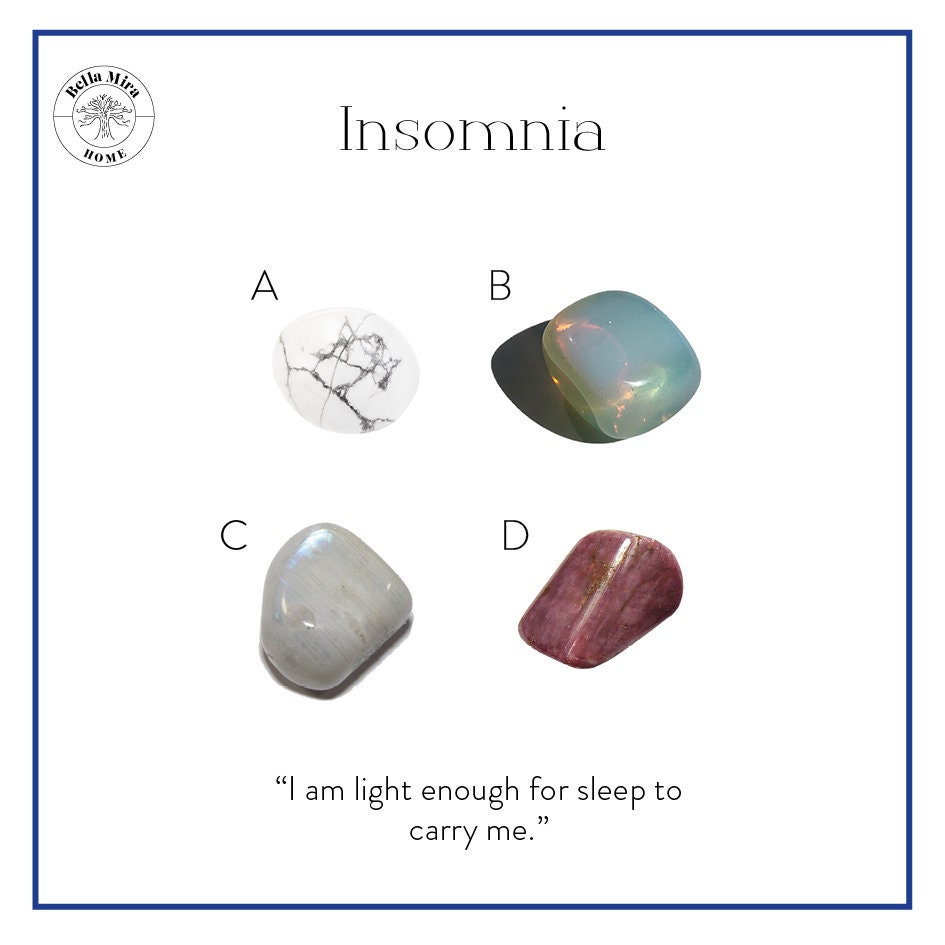 Insomnia Crystal Gift Pack Howlite Opalite Rainbow Moonstone Ruby ...
