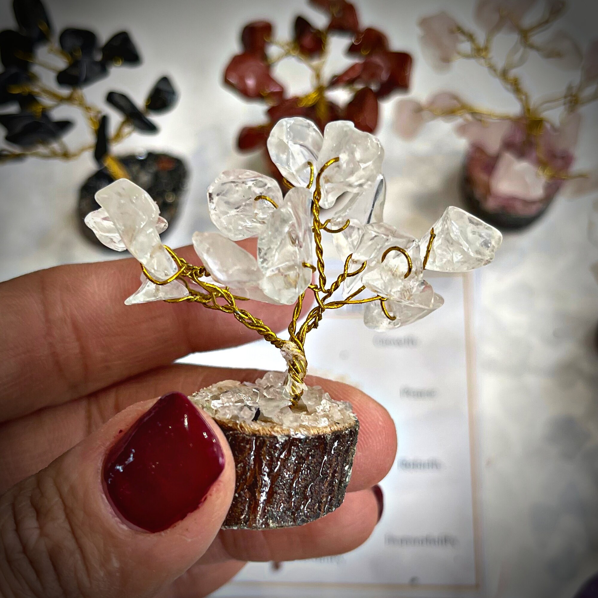 Petite Crystal Trees for Healing and Wellbeing - Amethyst Lapis Lazuli ...