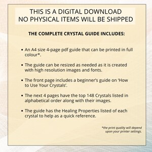 148 Crystals Healing Digital Guide | Printable Guide | Wellness Meaning ...