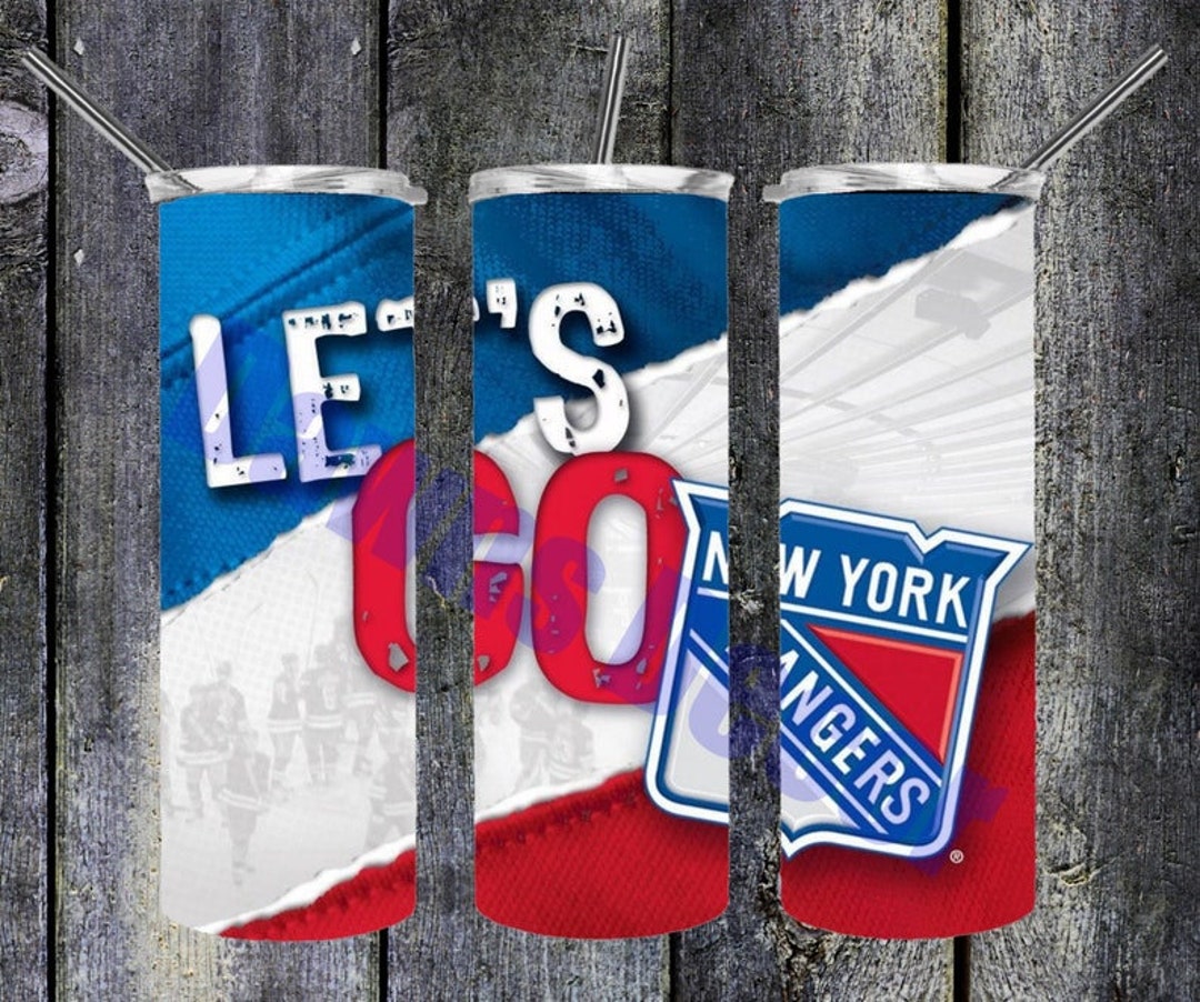 NHL Ranger Tumbler NY Ranger Tumbler New York Ranger Decor - Etsy