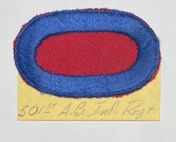 US Army 501st Airborne Infantry Oval - Etsy